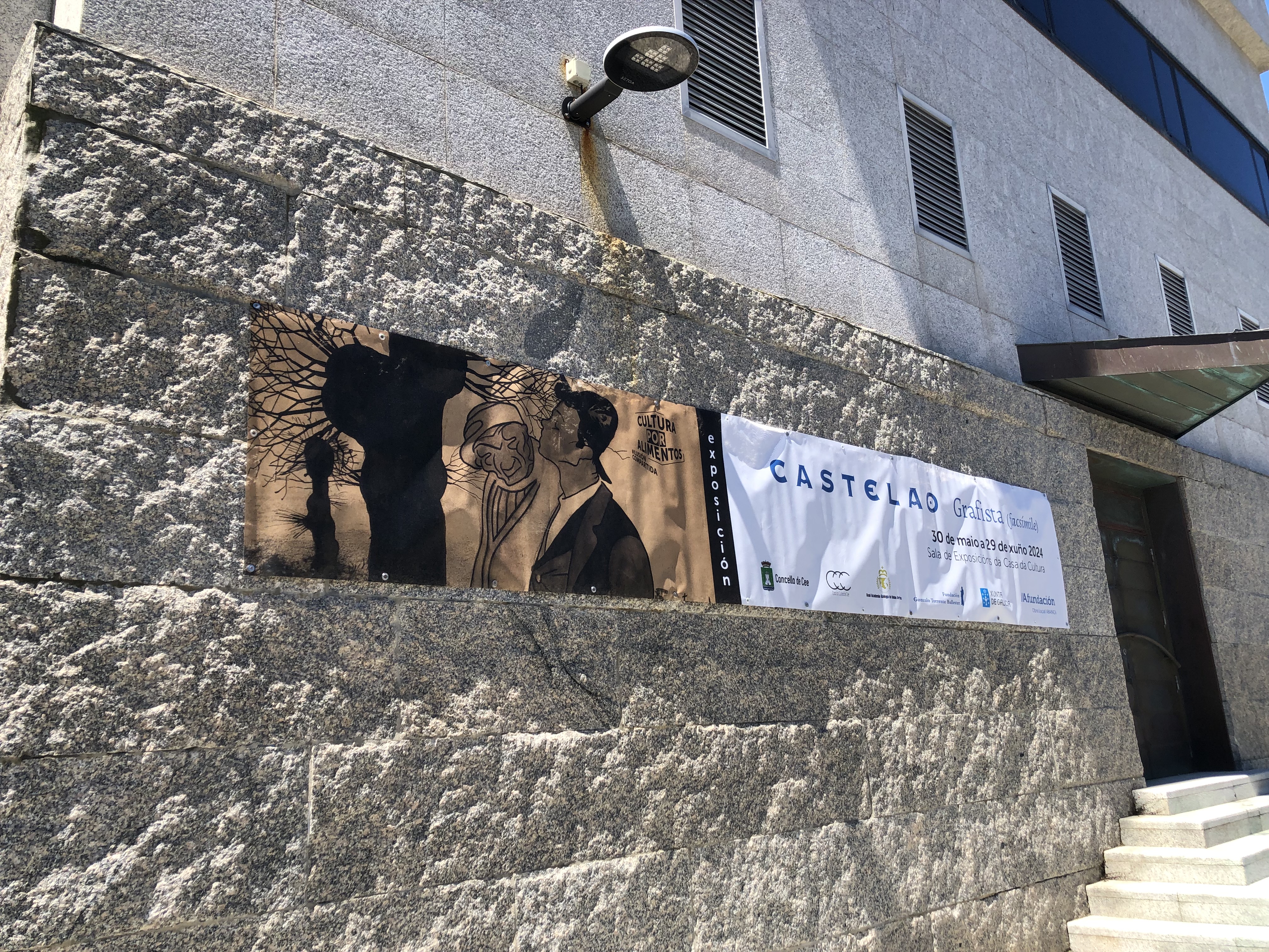 Afundación, ABANCA y el Concello de Cee inauguraron hoy la exposición