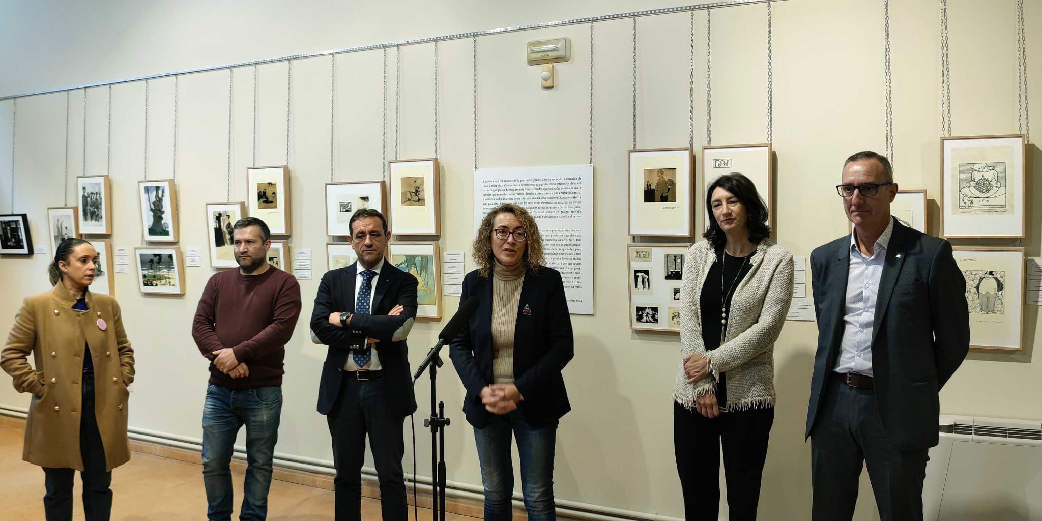 Afundación, ABANCA y el Concello de Ponteareas presentan «Castelao gra
